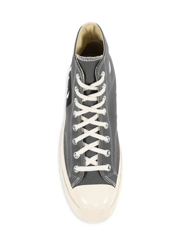 Play Comme Des Garcon Cdg Play X Converse Chuck Taylor All Star Single Heart High-top Sneakers - Blue