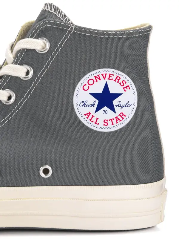 Play Comme Des Garcon Cdg Play X Converse Chuck Taylor All Star Single Heart High-top Sneakers - Blue