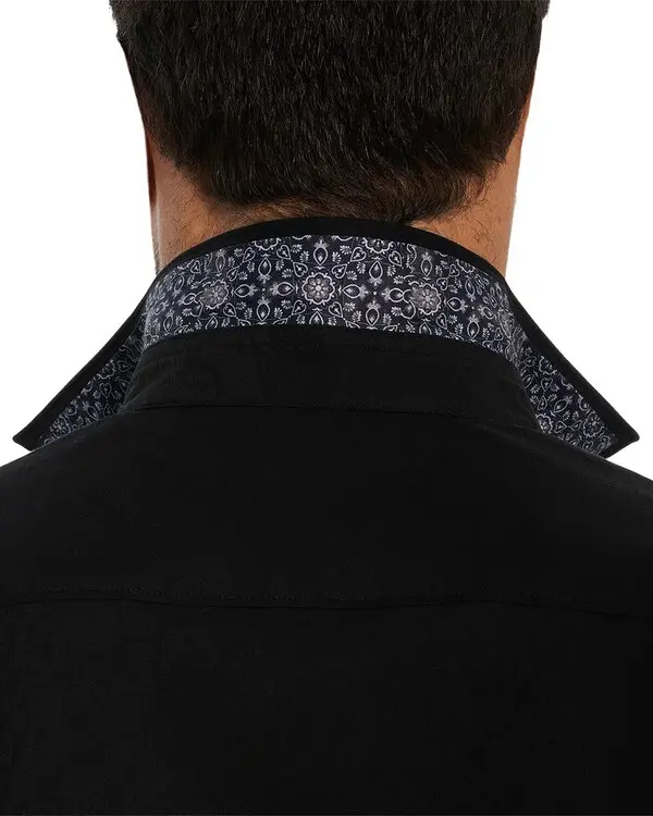 Robert Graham Highland Long Sleeve Woven Shirt - Black