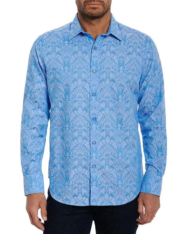 Robert Graham Highland Woven Shirt - Light Blue