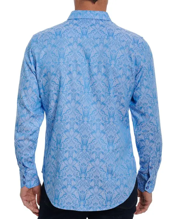 Robert Graham Highland Woven Shirt - Light Blue