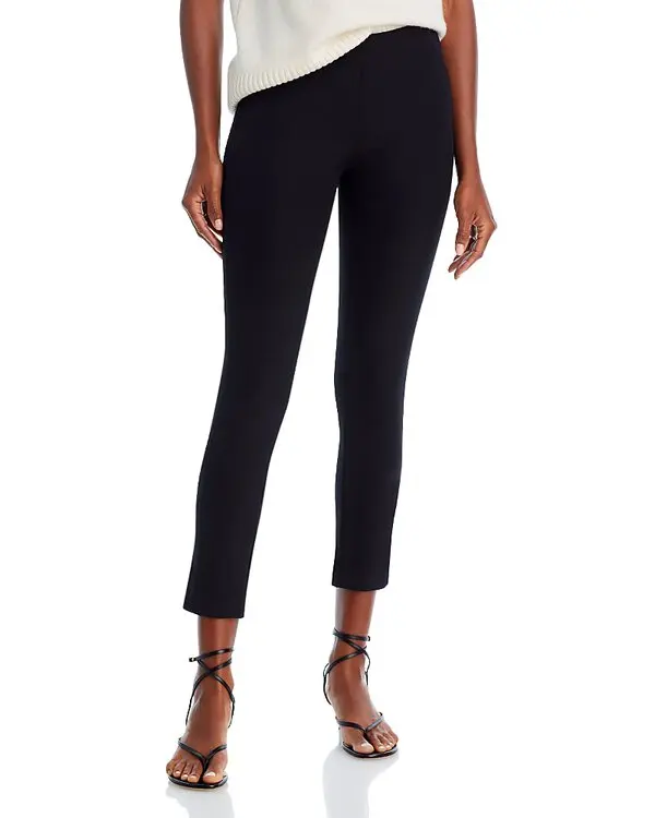 Veronica Beard Zip Back Scuba Pants - Black