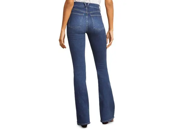 Veronica Beard Beverly Flare Jeans - Bright Blue