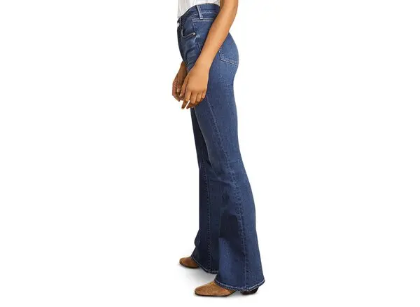 Veronica Beard Beverly Flare Jeans - Bright Blue