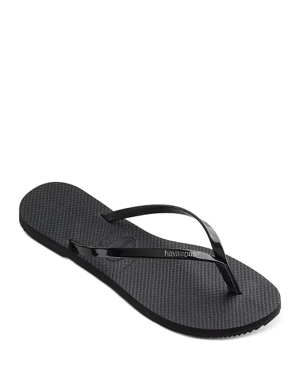 Havaianas You Metallic Slim Flip-flops - Black