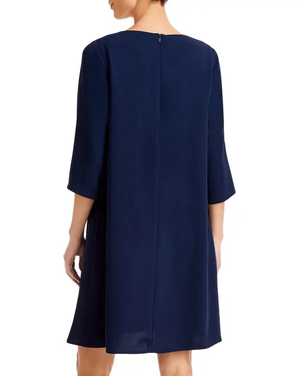 Caroline Rose A-line Dress - Navy