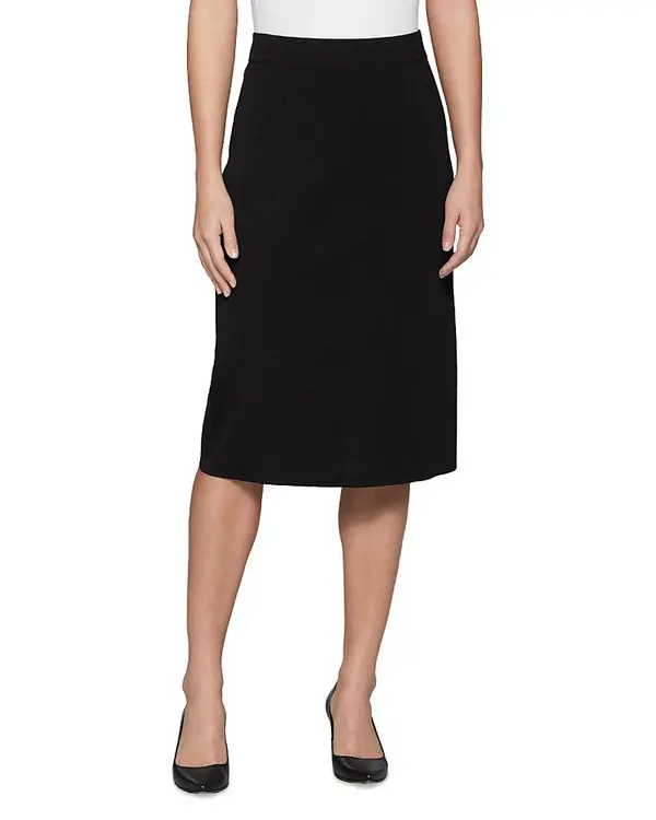 Misook Straight Pull-on Skirt