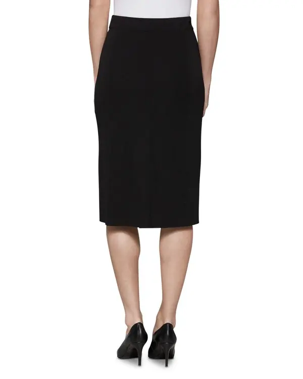 Misook Straight Pull-on Skirt