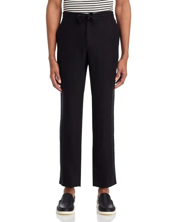 Vince Lightweight Hemp Pants - Black