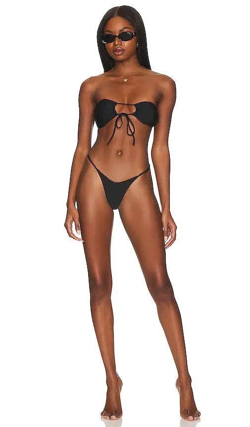 LOVEWAVE The Jax Bikini Bottom - Black