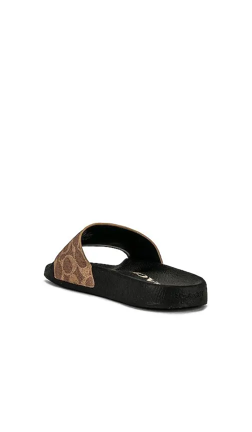 COACH Udele Monogram Slide - Tan