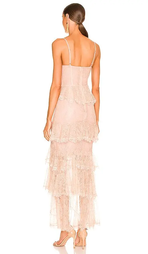 Majorelle Zelda Fitz Gown - Nude