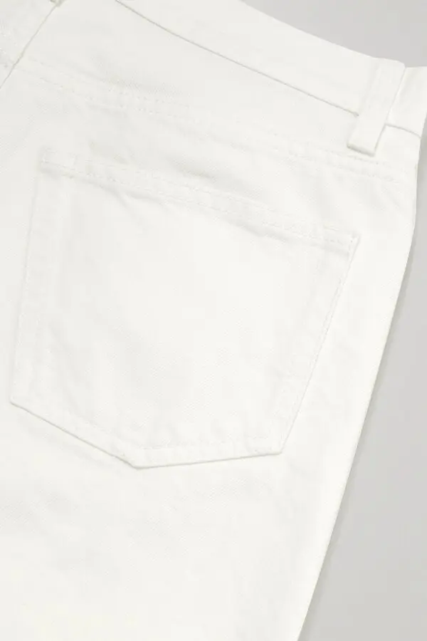 THE ROW Lesley Cropped Jeans - White