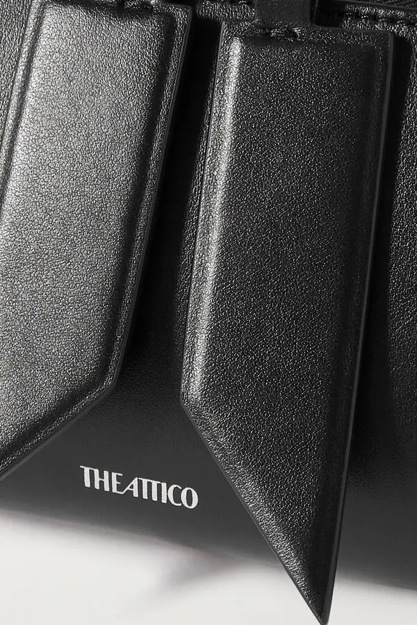 Attico Friday Mini Leather Tote