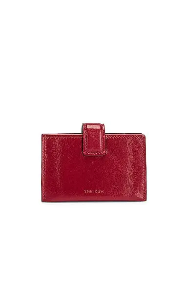 THE ROW Multi Card Case In Red