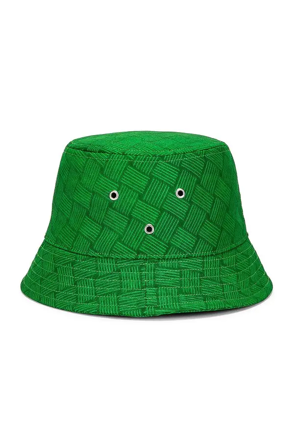 Bottega Veneta Intreccio Jacquard Bucket Hat - Parakeet