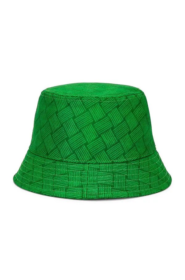 Bottega Veneta Intreccio Jacquard Bucket Hat - Parakeet