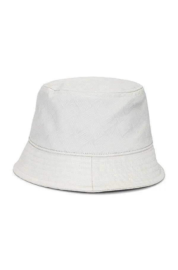 Bottega Veneta Intreccio Jacquard Bucket Hat - White