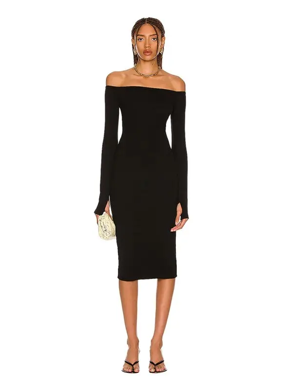 L'Agence Arabella Off Shoulder Dress