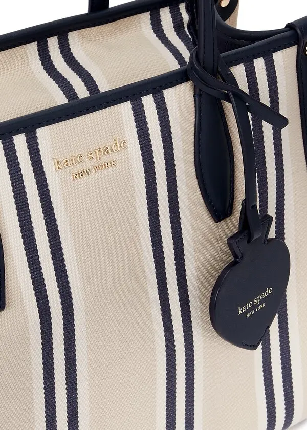 Kate Spade New York Market Striped Canvas Tote