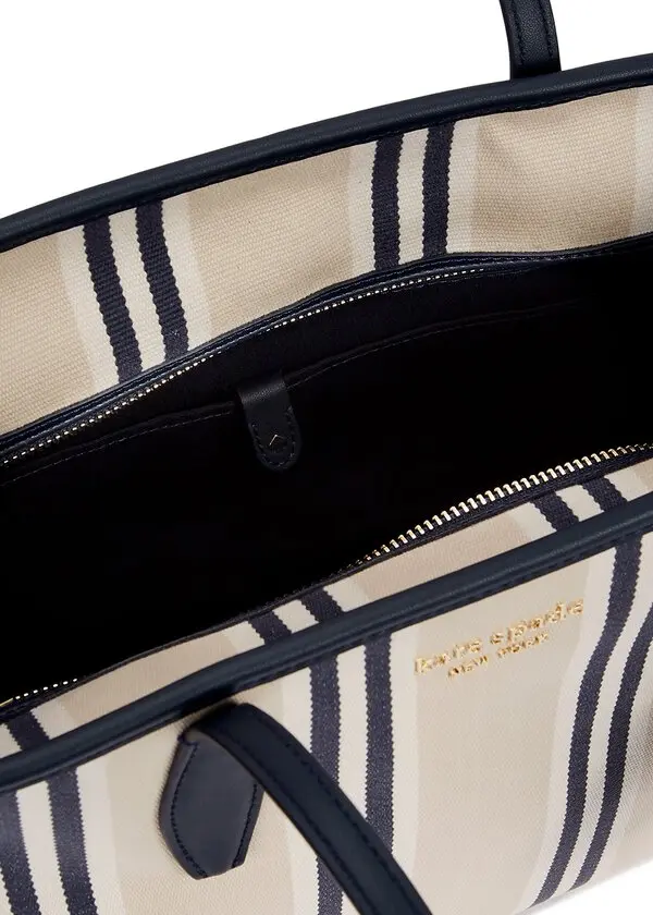 Kate Spade New York Market Striped Canvas Tote