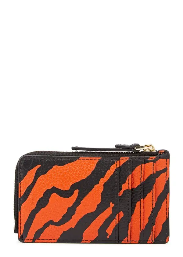Marc Jacobs The Year Of The Tiger Small Leather Wallet In Orange