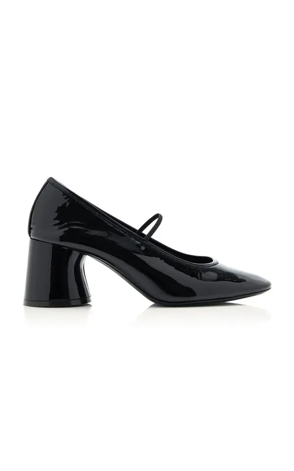 Khaite Lorimer Patent Leather Mary Jane Pumps - Black