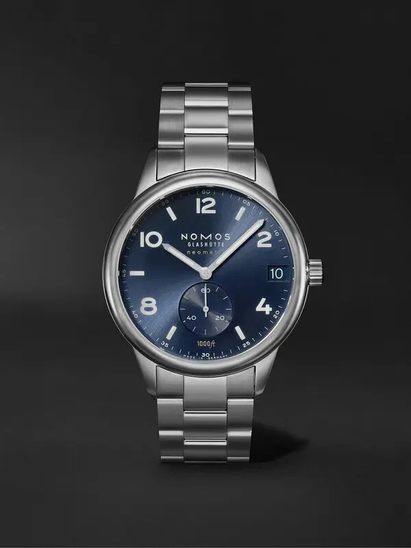 NOMOS GLASHUTTE Club Sport Neomatik Automatic 42mm Stainless Steel Watch - Blue