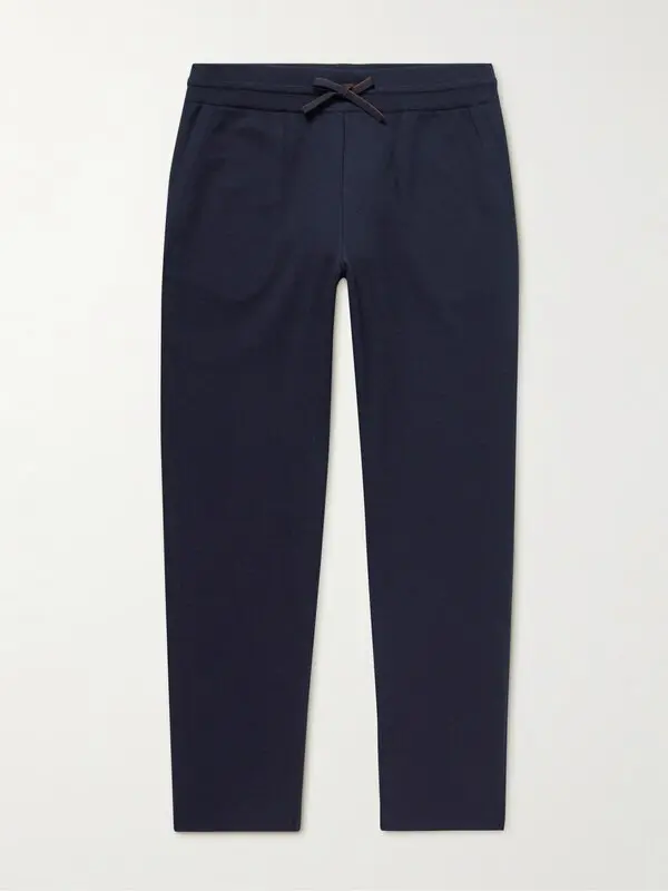 Loro Piana Tapered Cotton-blend Jersey Sweatpants