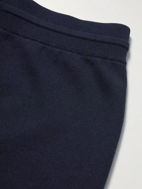Loro Piana Tapered Cotton-blend Jersey Sweatpants
