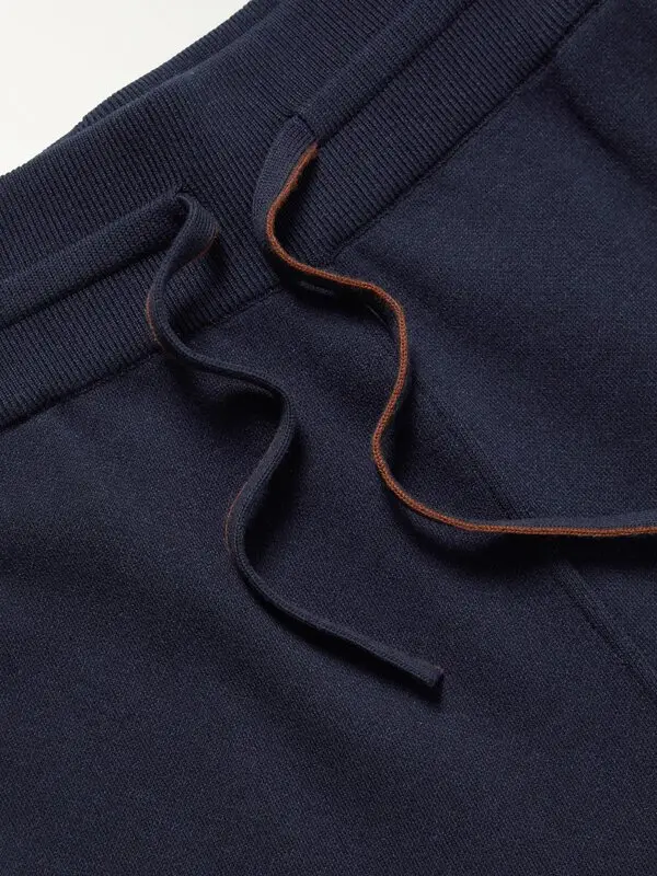 Loro Piana Tapered Cotton-blend Jersey Sweatpants