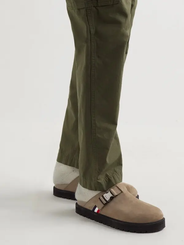 Moncler Suede Clogs