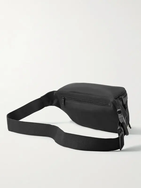 Saint Laurent Leather-trimmed Nylon Belt Bag