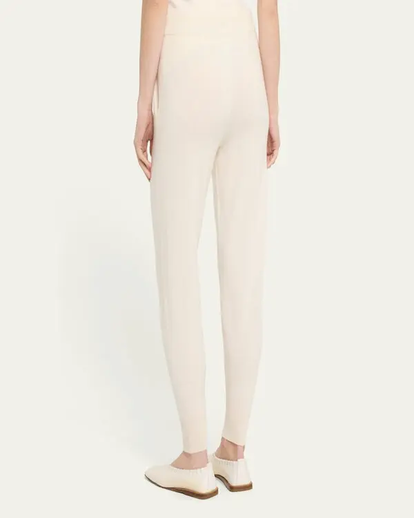 ARLOTTA CASHMERE Drawstring Sweatpants With Ribbed Cuffs