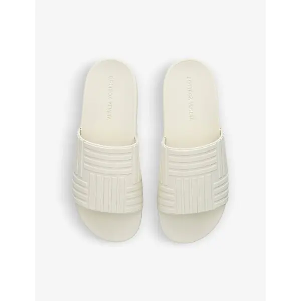 Bottega Veneta Carpet Grooved Rubber Slides