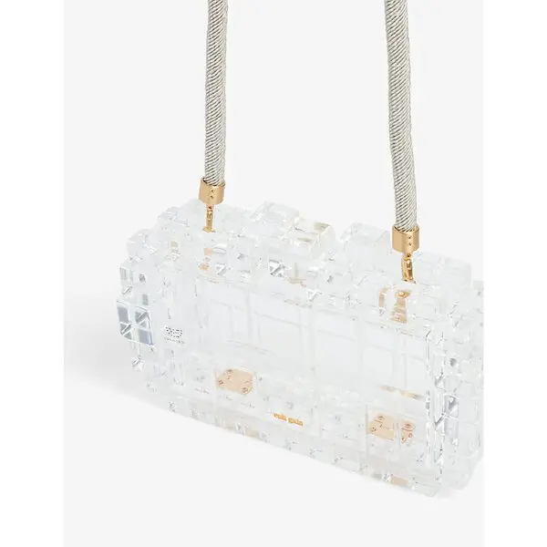 Cult Gaia Eden Geometric-shape Acrylic Cross-body Bag 1