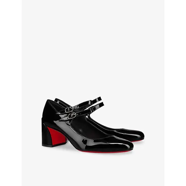 CHRISTIAN LOUBOUTIN Miss Jane 55 Patent-leather Shoes