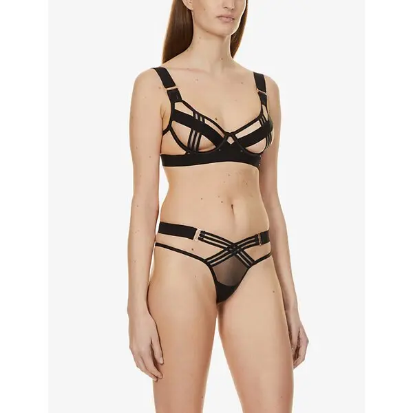 Bluebella Sutton V-neck Stretch-woven Bra
