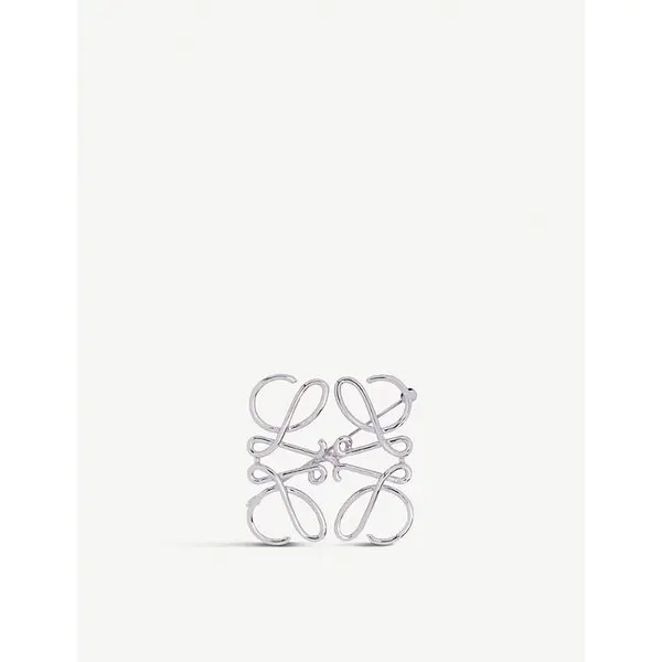 Loewe Anagram Brooch - Palladium