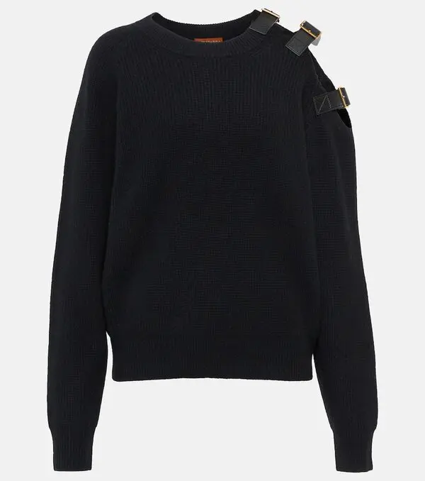Altuzarra Ness Wool And Cashmere Sweater - Black