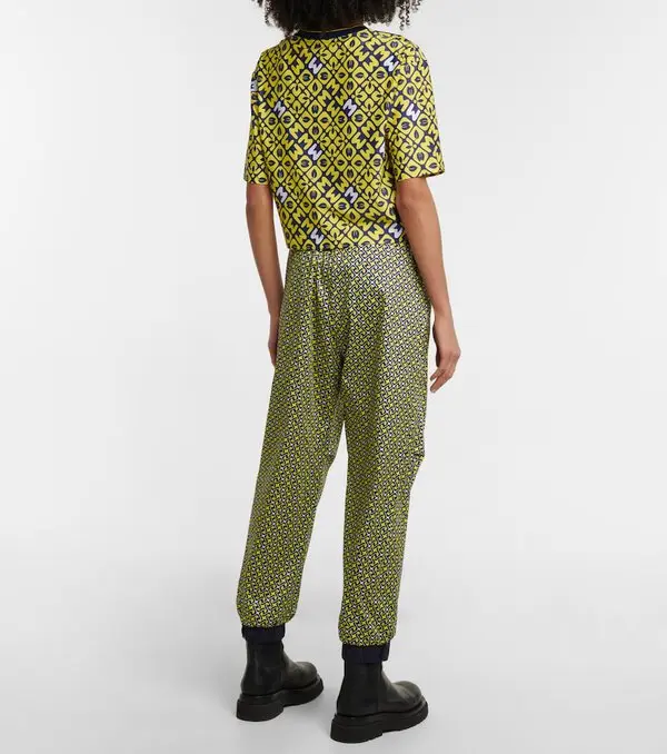 Moncler Printed Cropped T-shirt