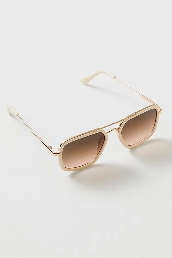 Free People Luna Classic Aviator Sunglasses