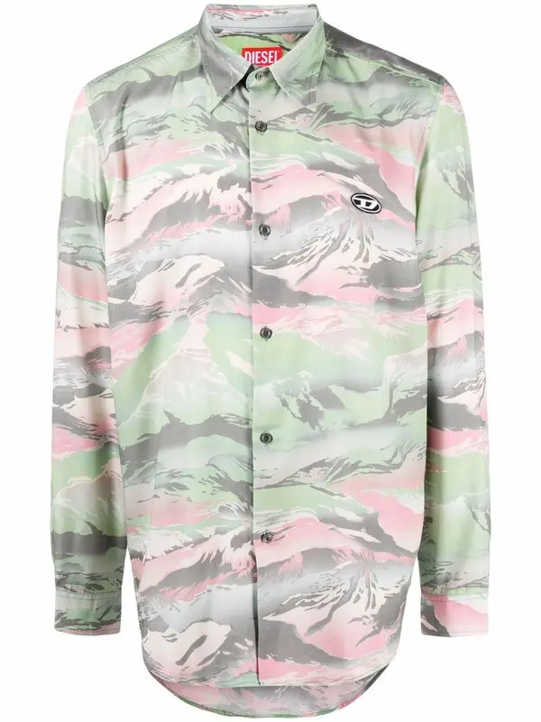 DIESEL® Cl-s-tucker Camouflage Shirt