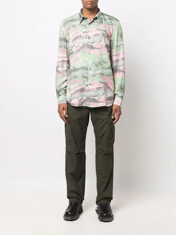 DIESEL® Cl-s-tucker Camouflage Shirt