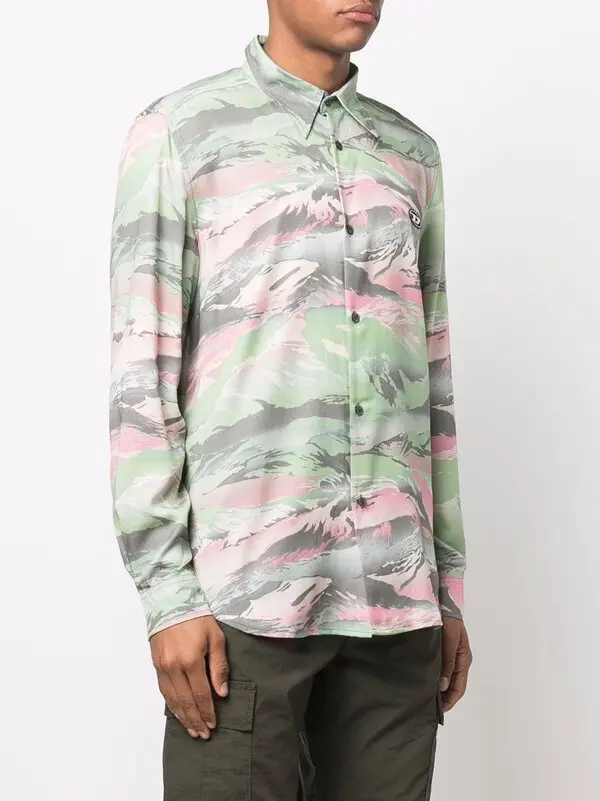 DIESEL® Cl-s-tucker Camouflage Shirt