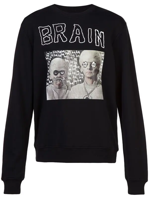 HACULLA. Hac On The Brain Sweatshirt - Black