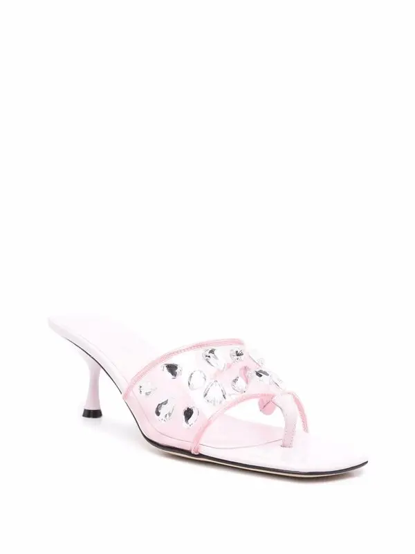 SERGIO ROSSI 75mm Crystal-embellished Sandals