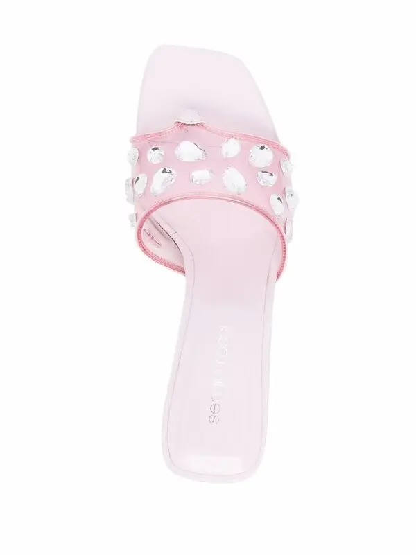 SERGIO ROSSI 75mm Crystal-embellished Sandals