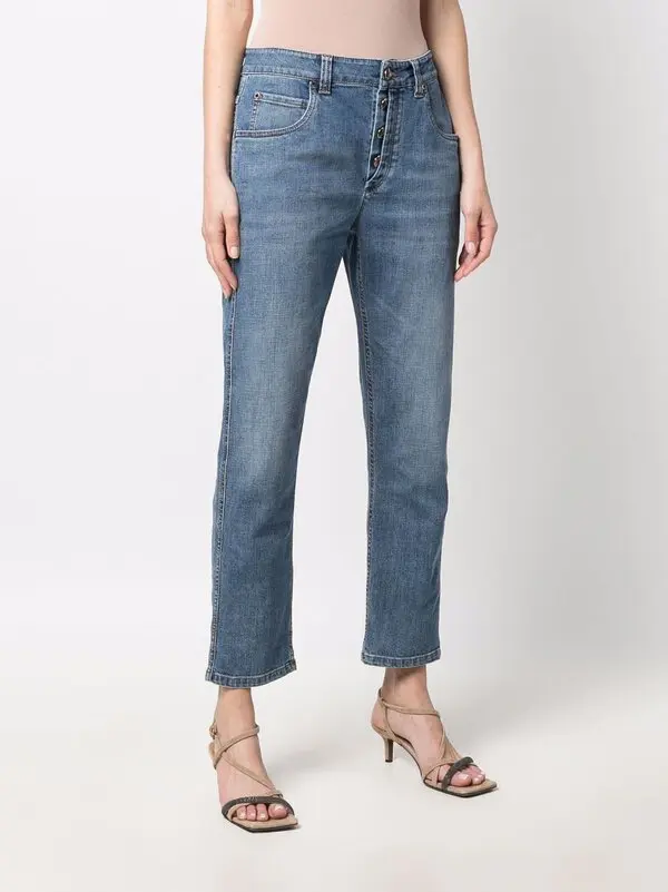 Brunello Cucinelli Mid-rise Straight-leg Jeans