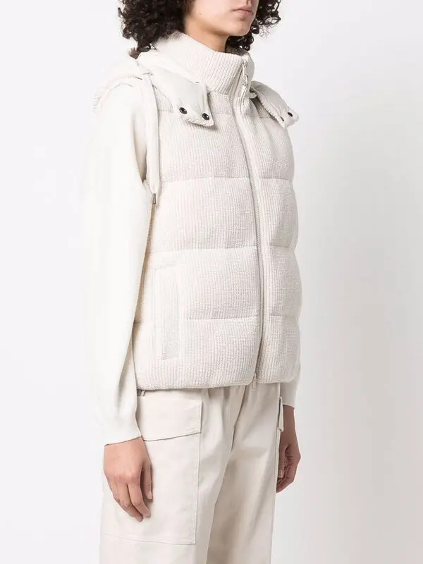 Brunello Cucinelli Knitted Padded Vest